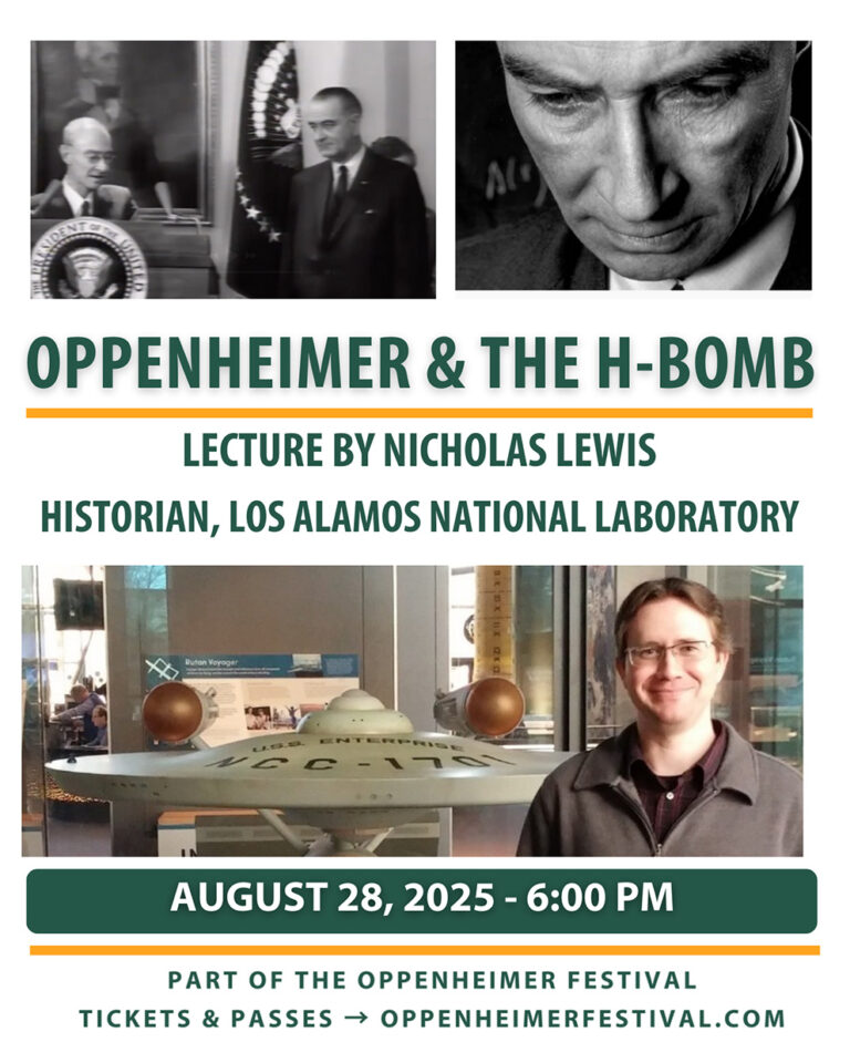 Oppenheimer and the H-Bomb: A Historic Lecture with Nicholas Lewis ...